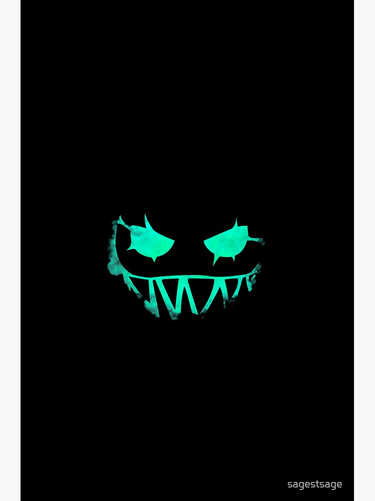 "SNARKY GRIN" Sticker by sagestsage | Redbubble