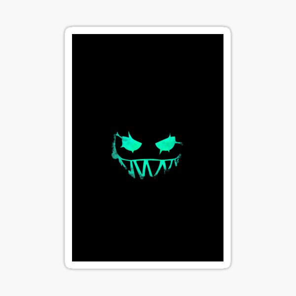 "SNARKY GRIN" Sticker by sagestsage | Redbubble