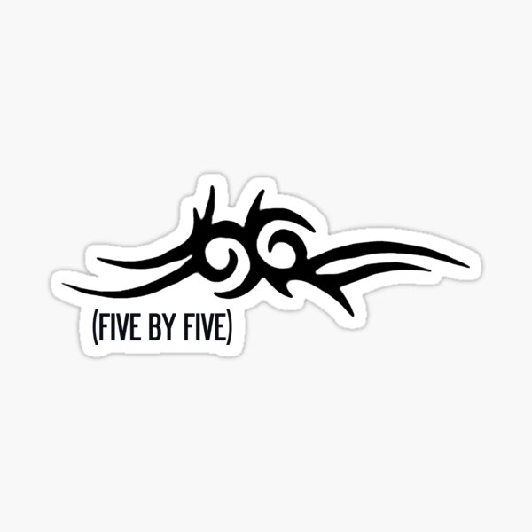 "Five by Five" Sticker for Sale by TPejoves | Redbubble