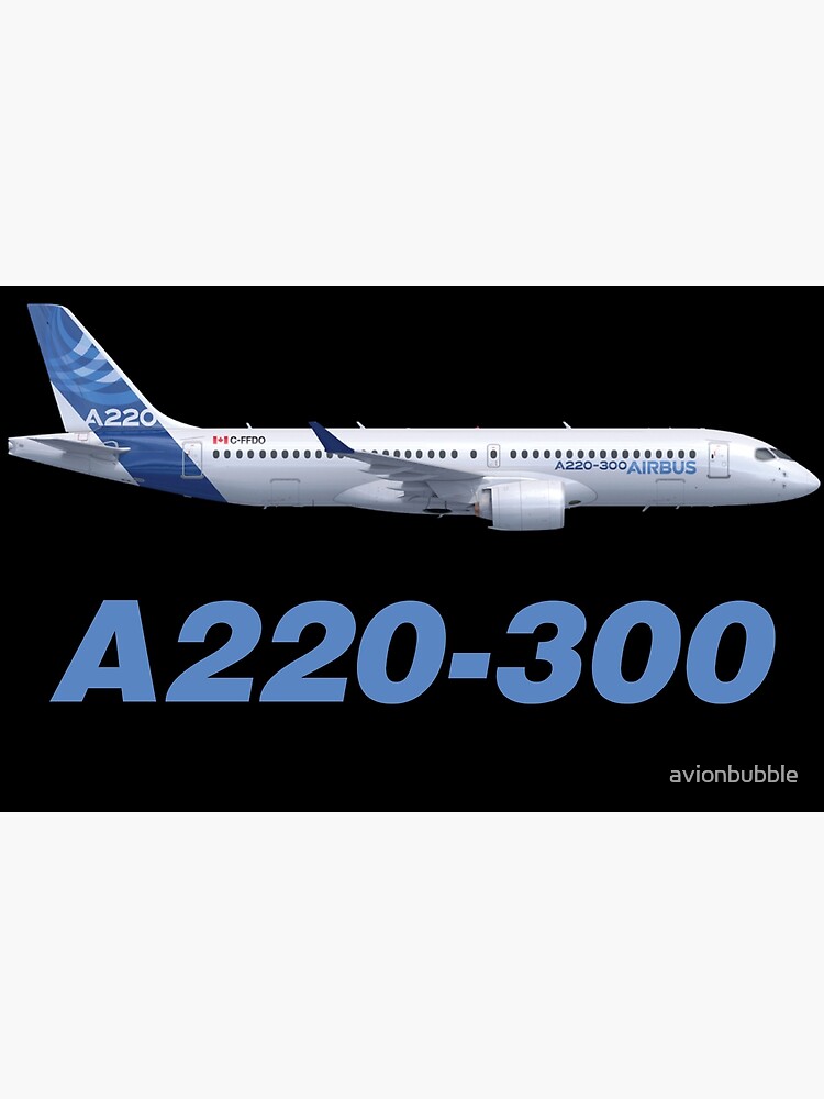 "Airbus A220-300" Poster for Sale by avionbubble | Redbubble