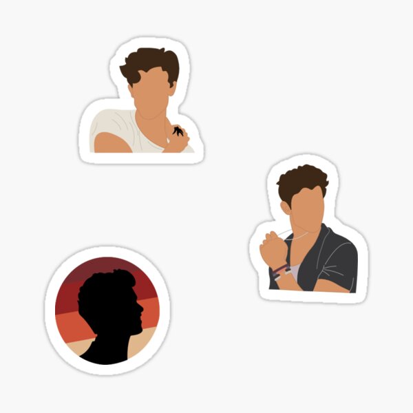 "Shawn Sticker Pack" Sticker by AJ27 | Redbubble