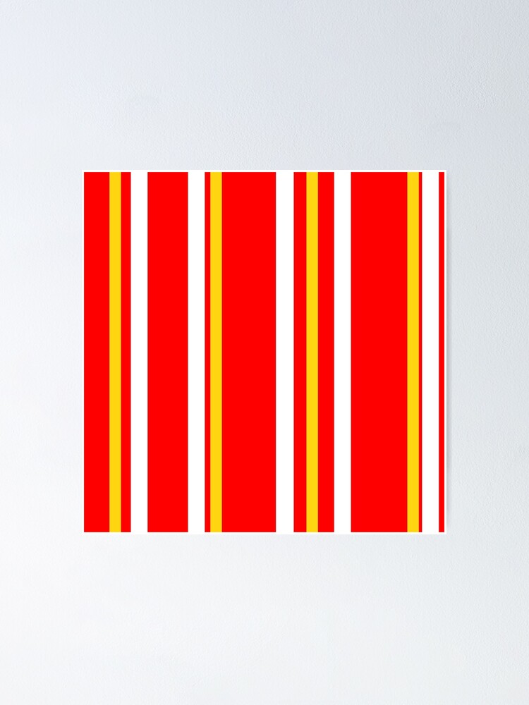 "vintage red stripe" Poster for Sale by Danterz00 | Redbubble
