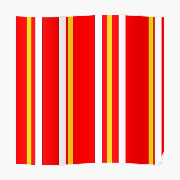"vintage red stripe" Poster for Sale by Danterz00 | Redbubble