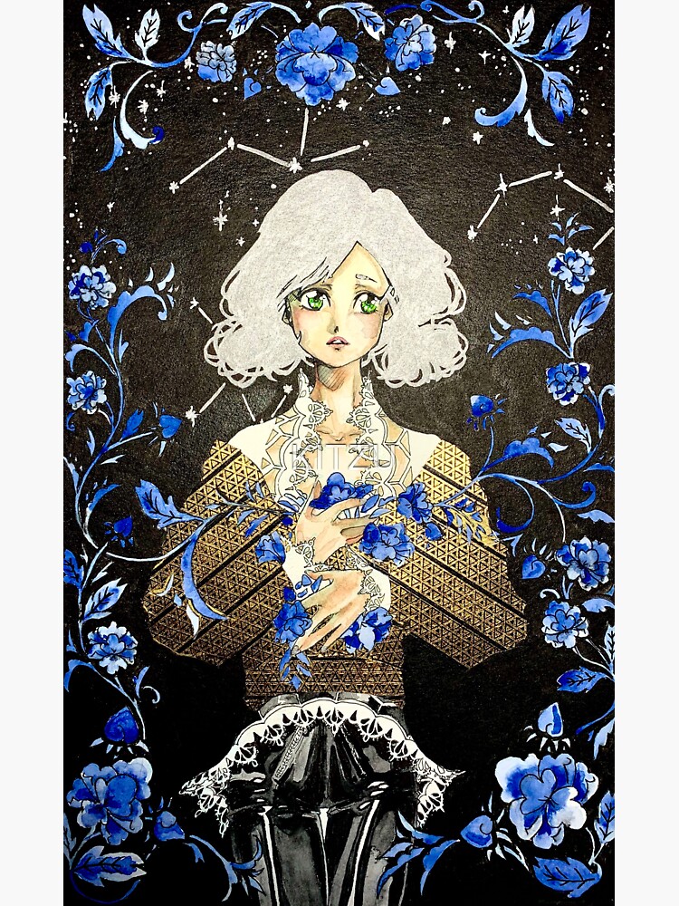 ""MA: Shin" ARI porcelain design" Sticker for Sale by KITZU | Redbubble