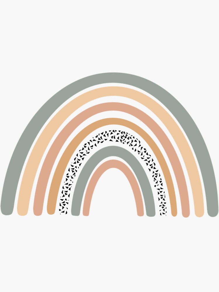 "Neutral Rainbow" Sticker for Sale by Sarinajo4 | Redbubble