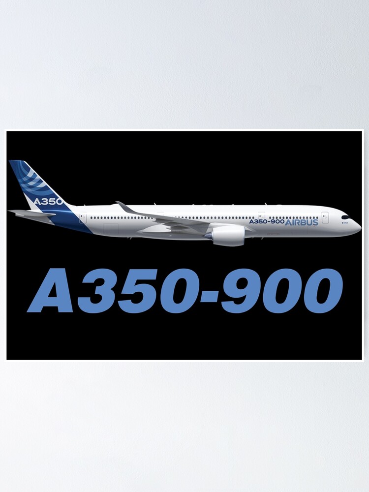 "Airbus A350-900" Poster by avionbubble | Redbubble