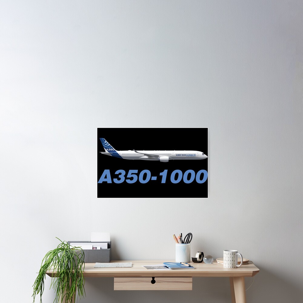 "Airbus A350-1000" Poster by avionbubble | Redbubble