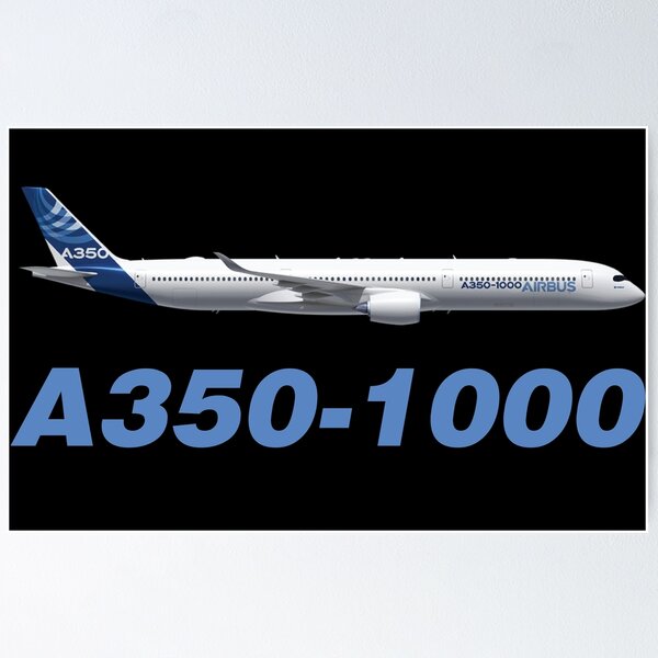 "Airbus A350-1000" Poster for Sale by avionbubble | Redbubble