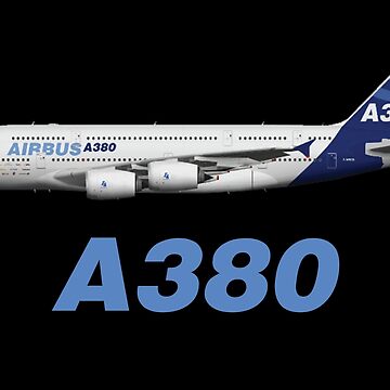 "Airbus A380" Sticker for Sale by avionbubble | Redbubble