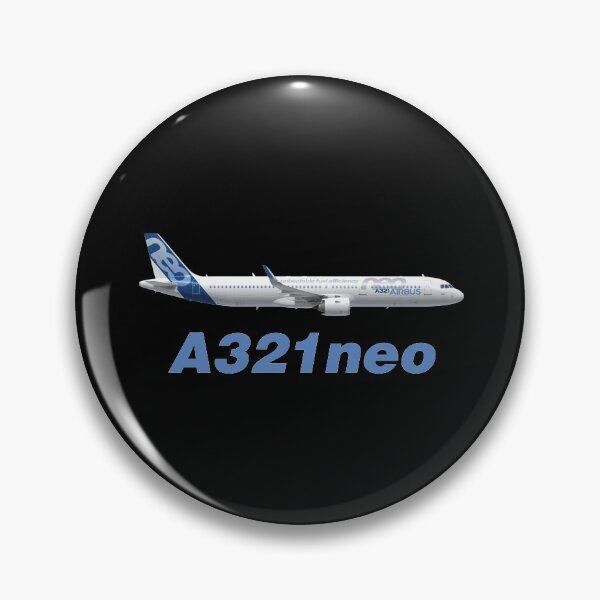 "Airbus A321neo" Pin for Sale by avionbubble | Redbubble