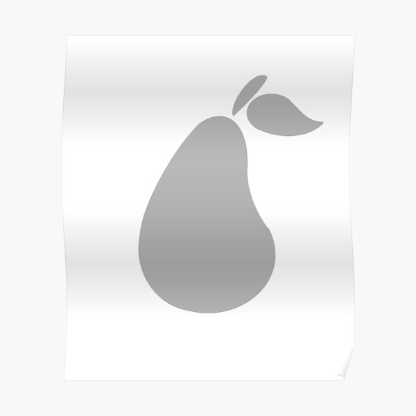 "Pear Phone Logo" Poster for Sale by Enjoyable24H | Redbubble