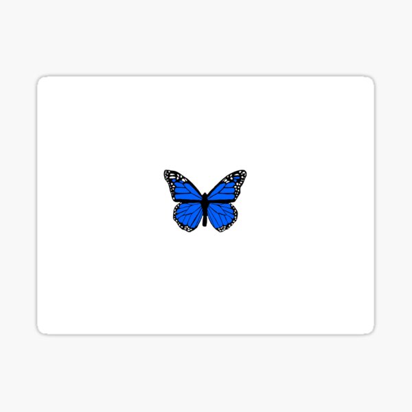 "Blue Monarch butterfly" Sticker for Sale by AshleyAubz2006 | Redbubble