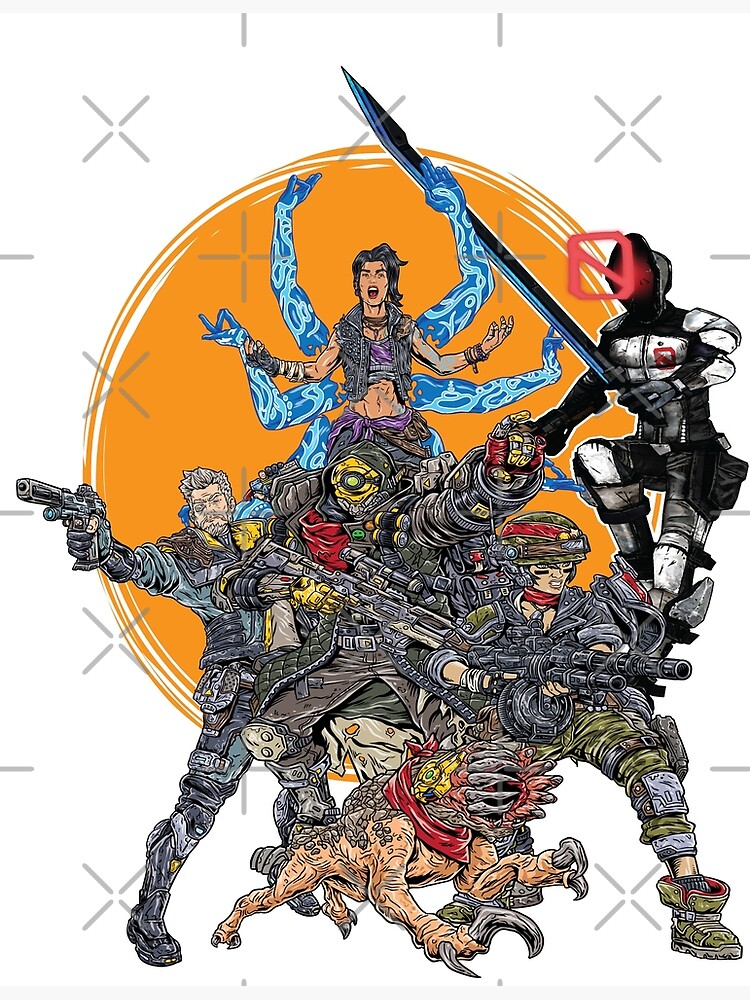 "Borderlands 3 FL4K Bestienmeister Amara Sirene Moze Gunner Zane ...