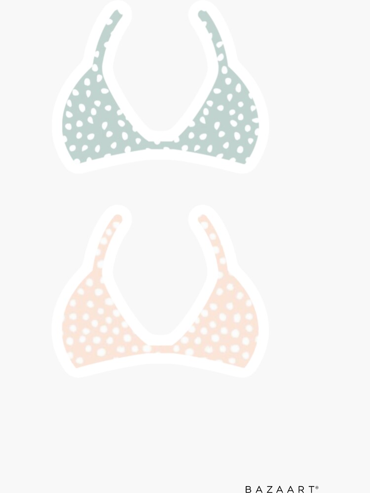 "bikini top sticker pack:)" Sticker for Sale by briglad | Redbubble