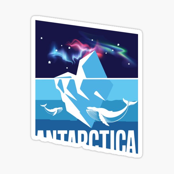 "antarctica" Sticker for Sale by todeto | Redbubble
