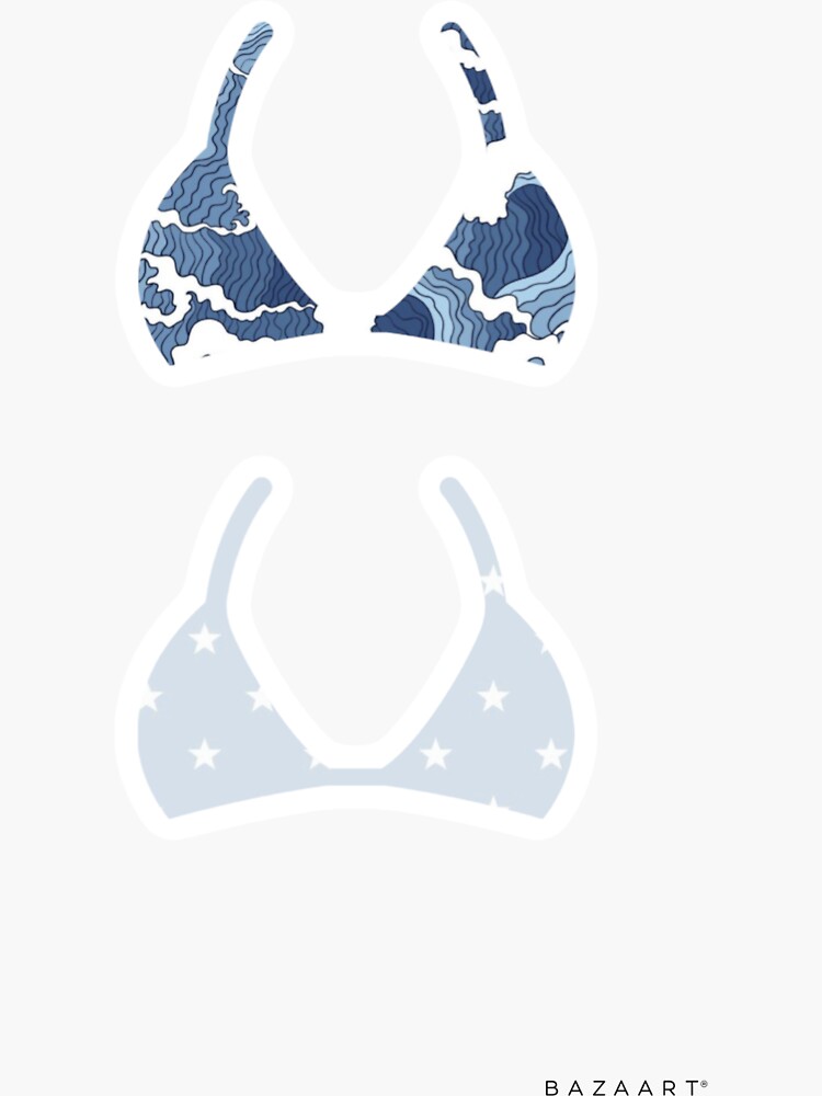 "bikini top sticker pack:)" Sticker for Sale by briglad | Redbubble