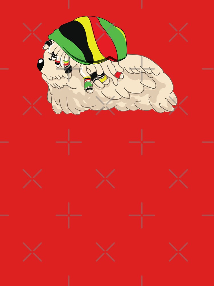 "Puli The Rasta Dog" T-shirt for Sale by designbykev | Redbubble ...