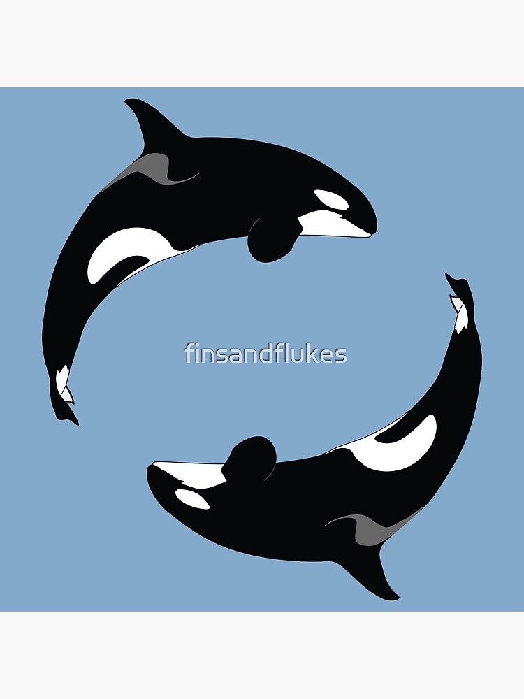 "Orca Pattern" Canvas Print for Sale by finsandflukes | Redbubble