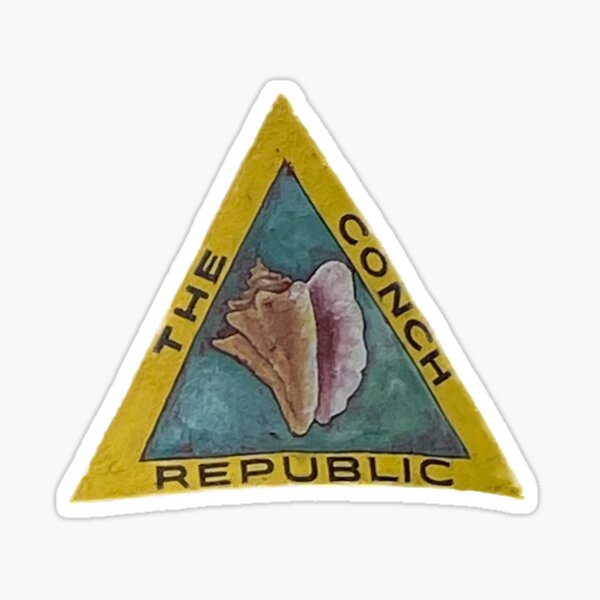 Conch Republic Stickers | Redbubble