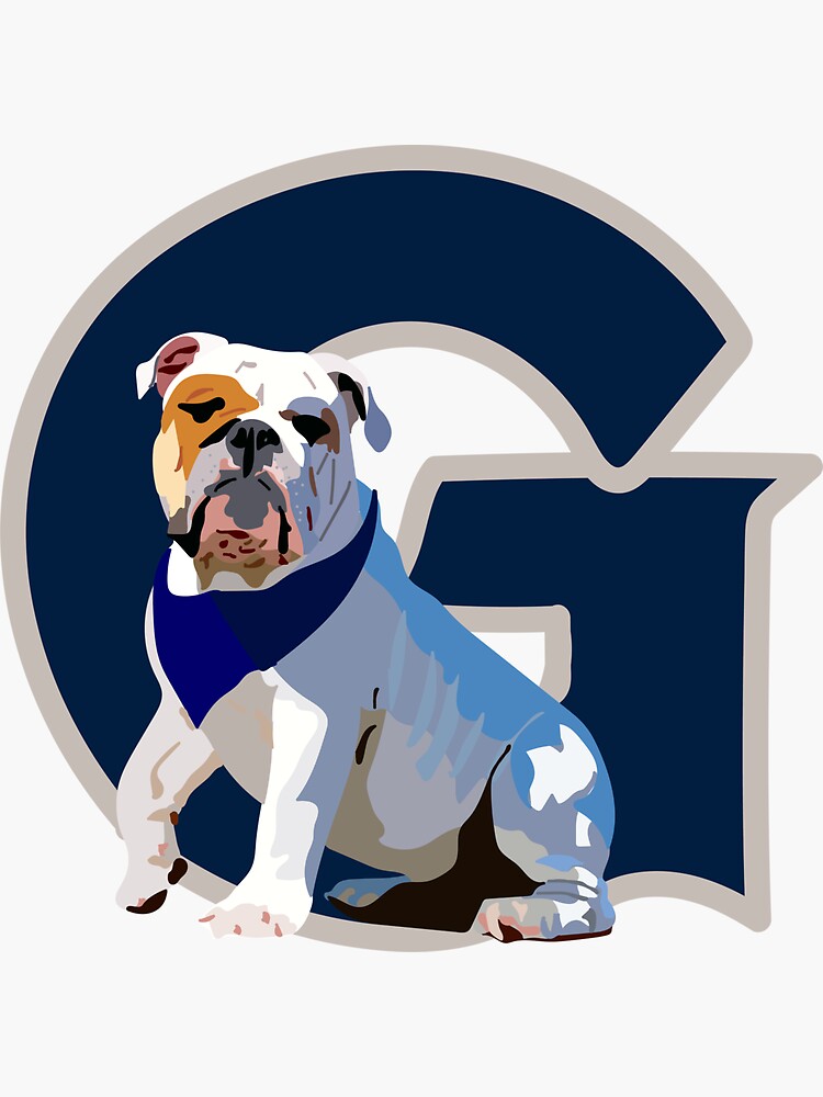 "Georgetown Bulldog" Sticker for Sale by caromerkel | Redbubble