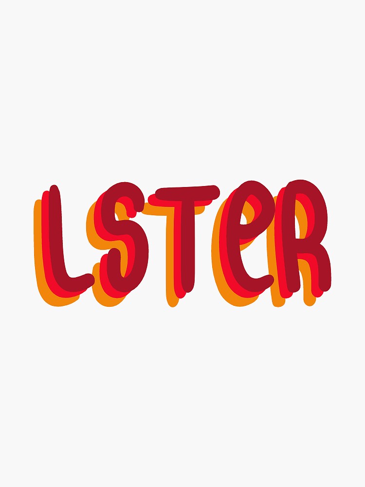"LSTER beetlejuice sticker" Sticker for Sale by oliviapeo | Redbubble