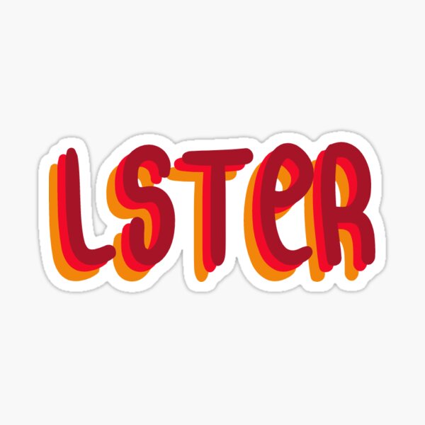 "LSTER beetlejuice sticker" Sticker for Sale by oliviapeo | Redbubble