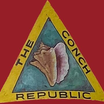 "The Conch Republic" Sticker for Sale by SouthbyKeyWest | Redbubble