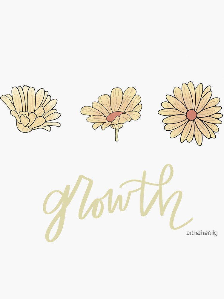 "Growth" Sticker by annaherrig | Redbubble