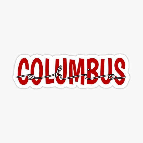 "Columbus Ohio" Sticker for Sale by talialevyy | Redbubble