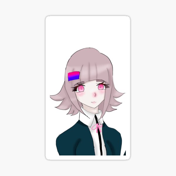 "Chiaki says Bi rights" Sticker by WolfyChanowo | Redbubble