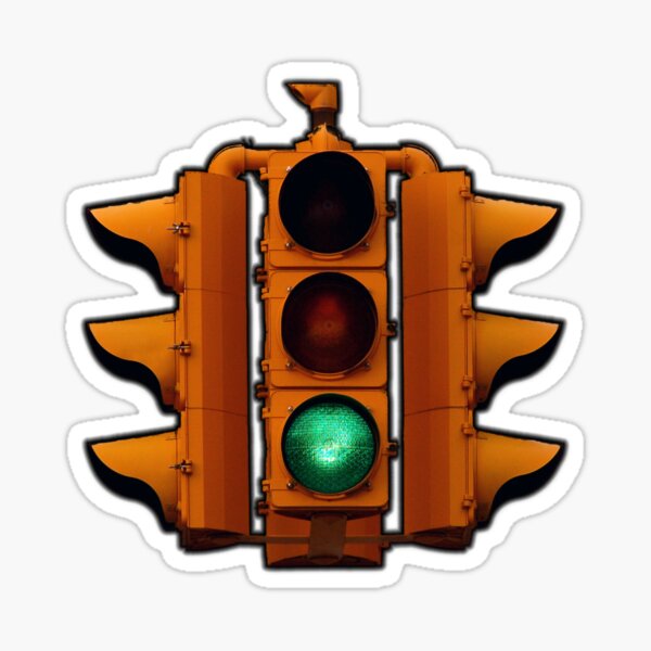"Traffic Lights II" Sticker for Sale by pocketsoup | Redbubble