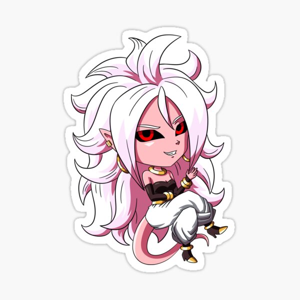 "chibi_android_21" Sticker by Phosphobos | Redbubble