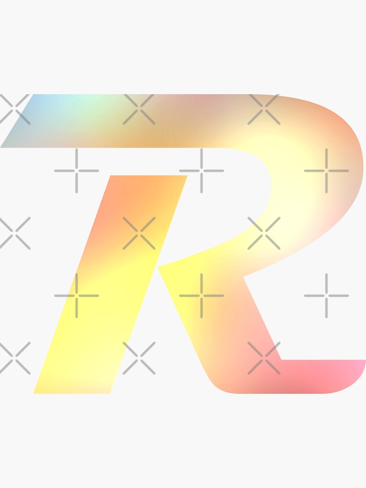 "Colorful Capital Letter R" Sticker for Sale by CitrusMoon | Redbubble