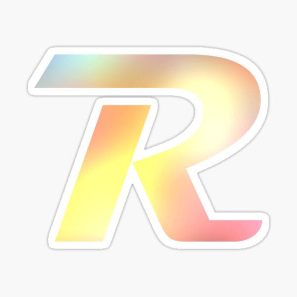 "Colorful Capital Letter R" Sticker for Sale by CitrusMoon | Redbubble