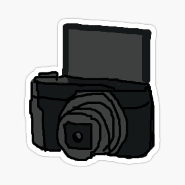 "canon camera" Sticker for Sale by stickersbyoli | Redbubble