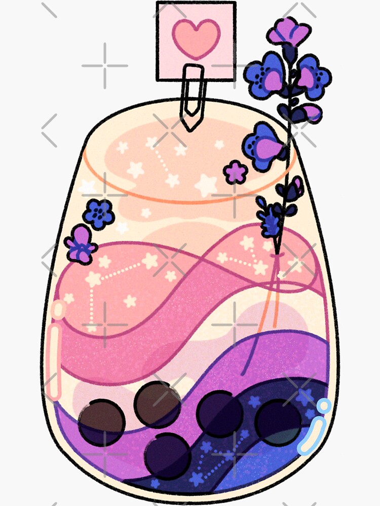 "Gender fluid cocktail" Sticker by SilAchan | Redbubble