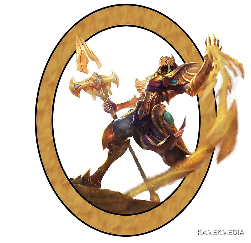 "Shurima, Your Emperor Has Returned" by KAMEKMEDIA | Redbubble