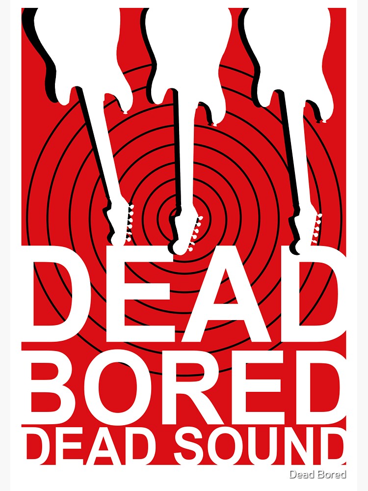 "Dead Bored Dead Sound (3/3)" Sticker for Sale by DeadBored | Redbubble