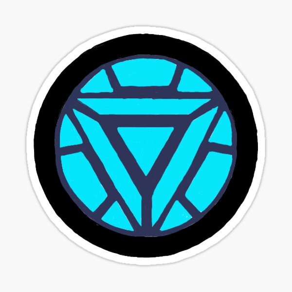 "Arc Reactor" Sticker by corisebastian | Redbubble