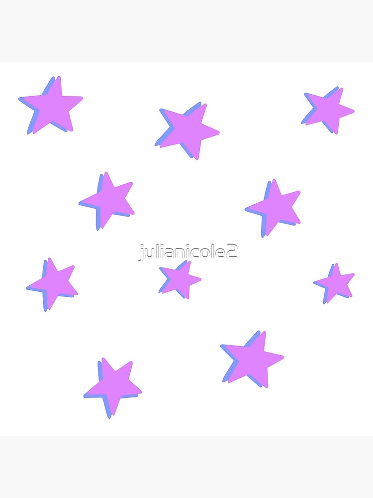 "Purple Star Sticker Pack" Poster for Sale by julianicole2 | Redbubble