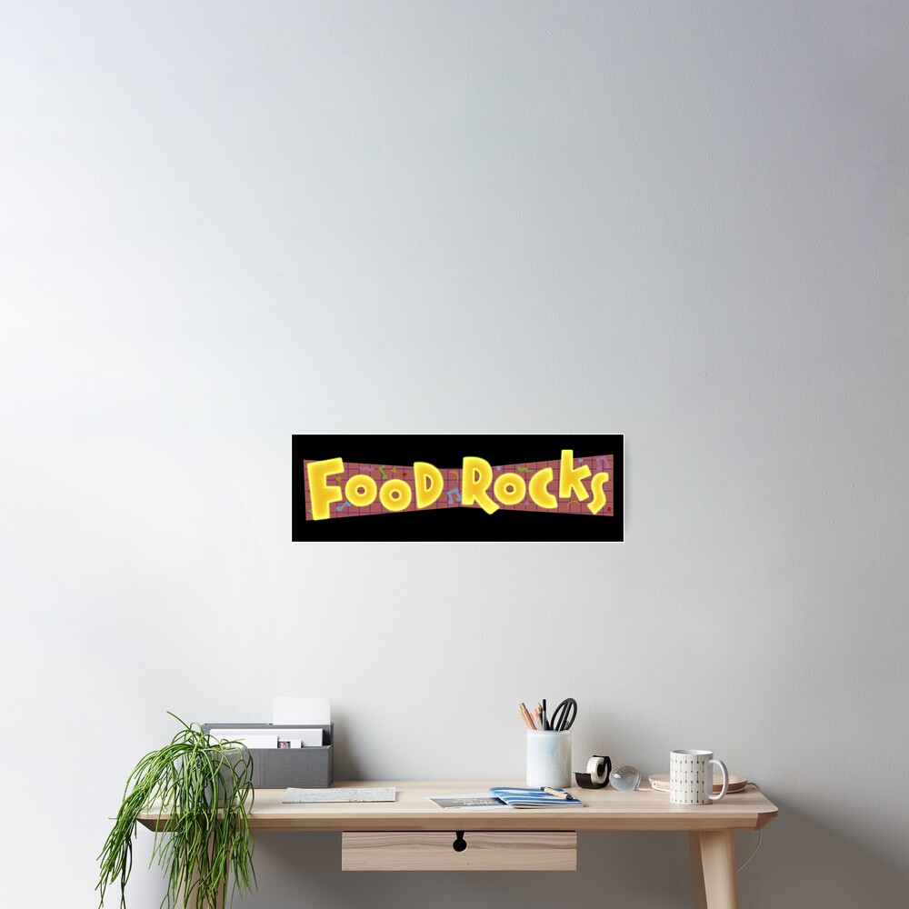 "Epcot Food Rocks Sign" Poster for Sale by TYPhoenicians | Redbubble