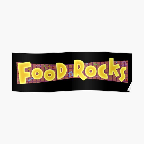 "Epcot Food Rocks Sign" Poster for Sale by TYPhoenicians | Redbubble