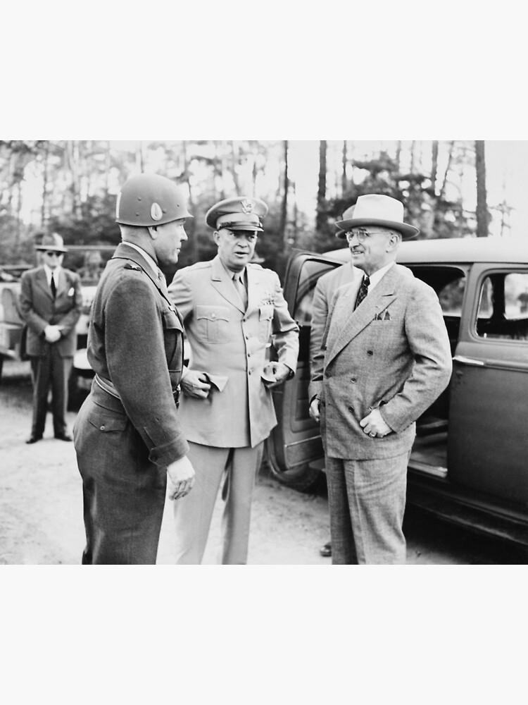 "Truman, Eisenhower, And Hickey -- WWII " Photographic Print by ...