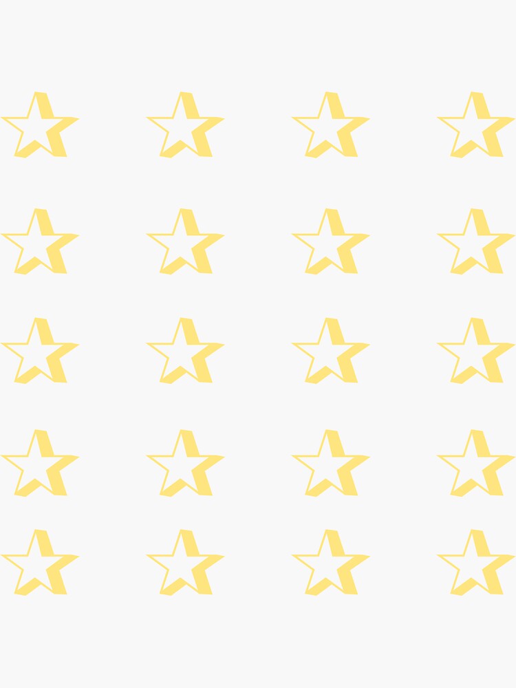"Yellow Stars Sticker Pack" Sticker by stickersbyang | Redbubble