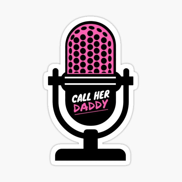"Call Her Daddy Mic" Sticker by reeselester | Redbubble