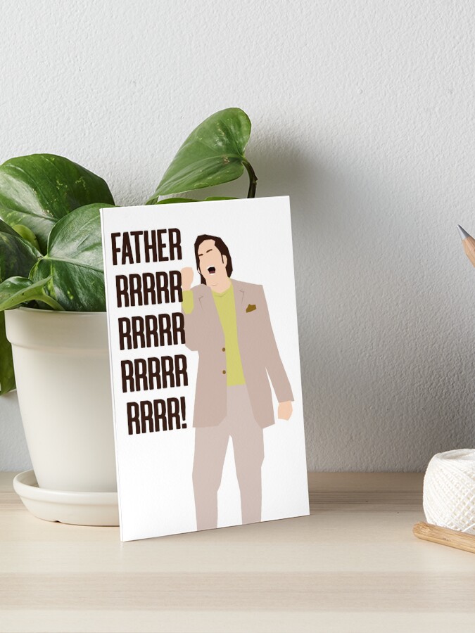 "The IT Crowd Douglas Reynholm Father Artwork" Art Board Print for Sale ...