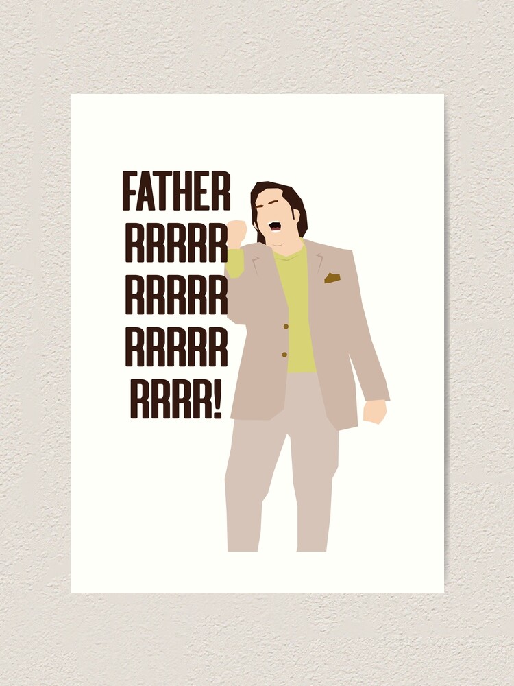 "The IT Crowd Douglas Reynholm Father Artwork" Art Print by ...