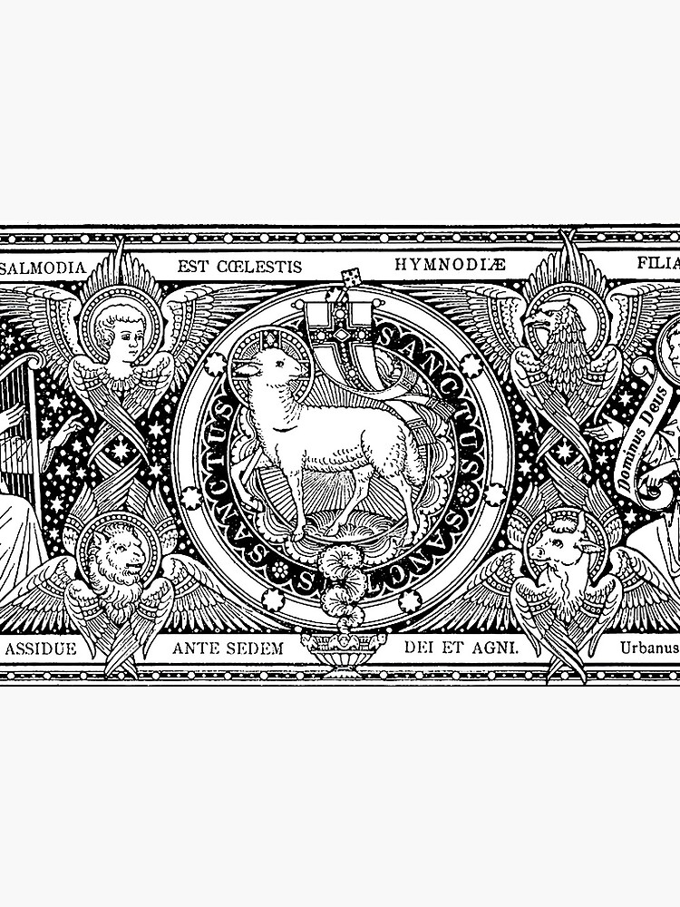 "Agnus Dei Lamb of God Catholic Christian Art" Mask for Sale by ...