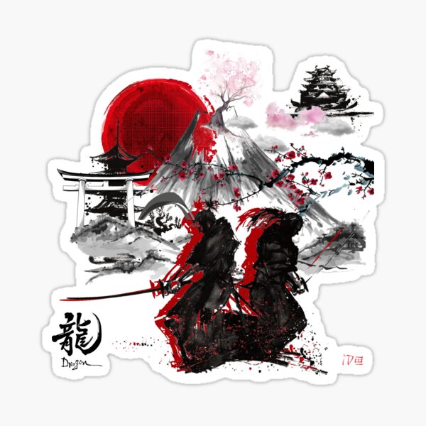 "Ronin x2" Sticker for Sale by Asidolife | Redbubble