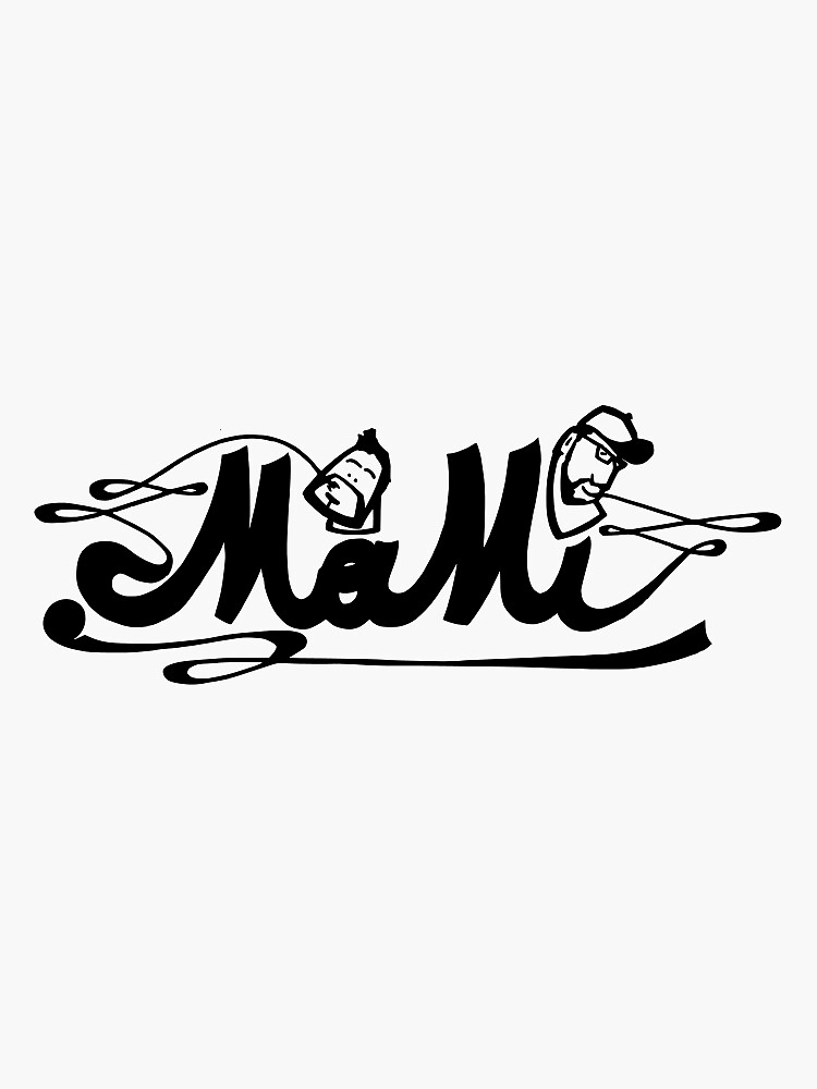 "MaMi logo" Sticker by mamimachtmusik | Redbubble